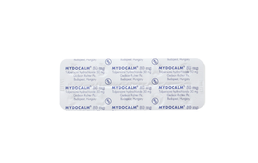 Thuốc Mydocalm 50mg trị co cứng cơ sau đột quỵ (3 vỉ x 10 viên) - 02/ ...