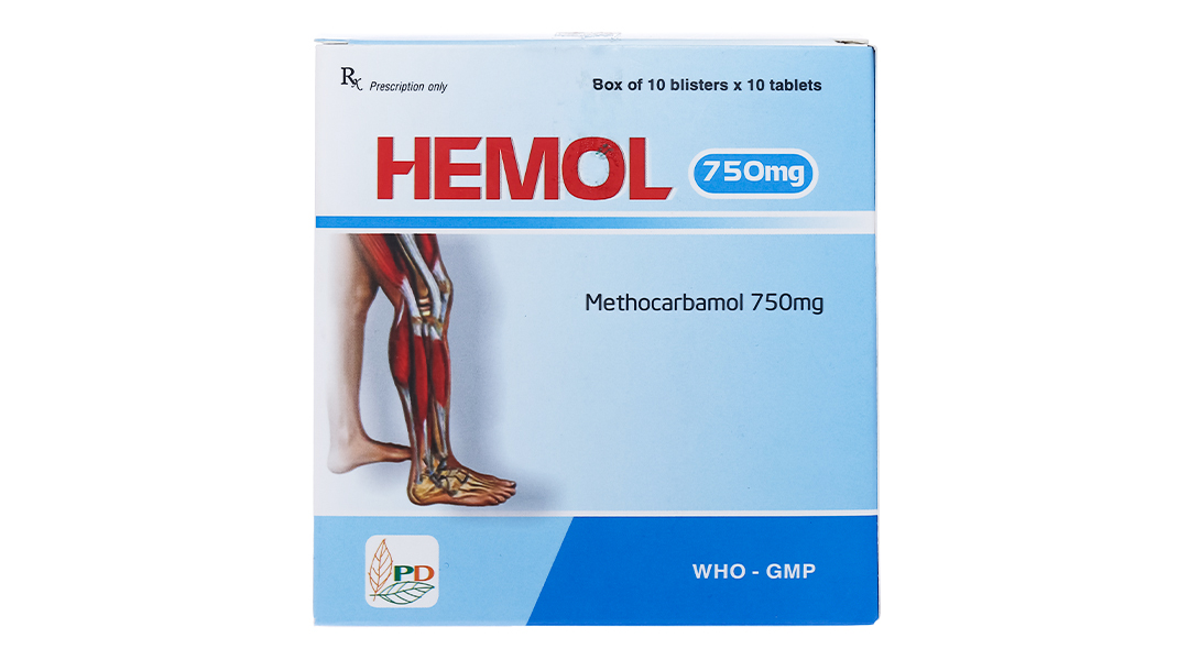 Hemol 750mg trị rối loạn cơ xương cấp (10 vỉ x 10 viên) - 08/2025 ...