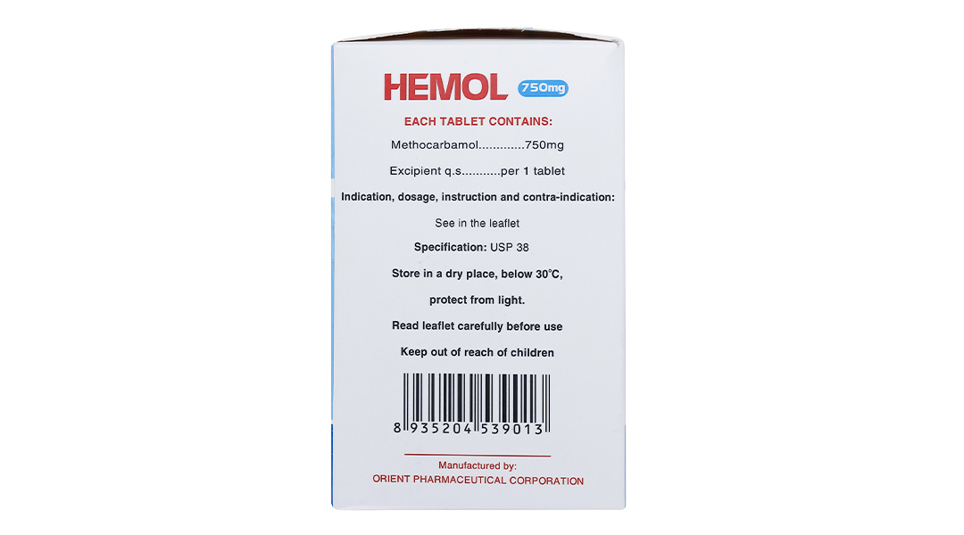 Hemol 750mg trị rối loạn cơ xương cấp (10 vỉ x 10 viên) - 08/2025 ...