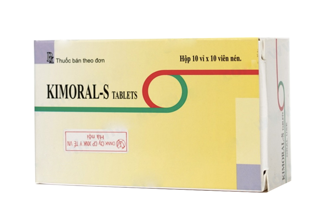 Kimoral-S Tablets giảm phù nề (10 vỉ x 10 viên) - 10/2025 ...