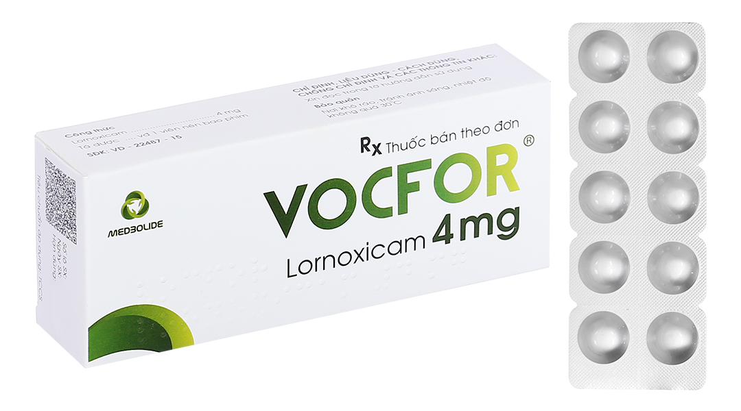 Vocfor 4mg giảm đau, kháng viêm xương khớp (3 vỉ x 10 viên) - 02/2026 ...