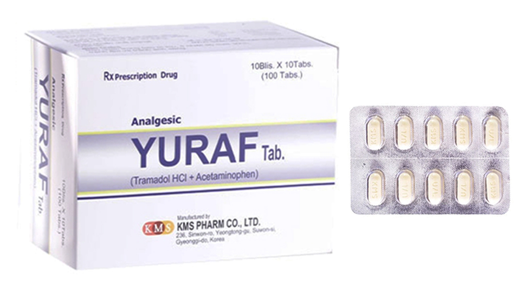 Yuraf Tab trị các cơn đau trung bình đến nặng (10 vỉ x 10 viên) - 03/ ...