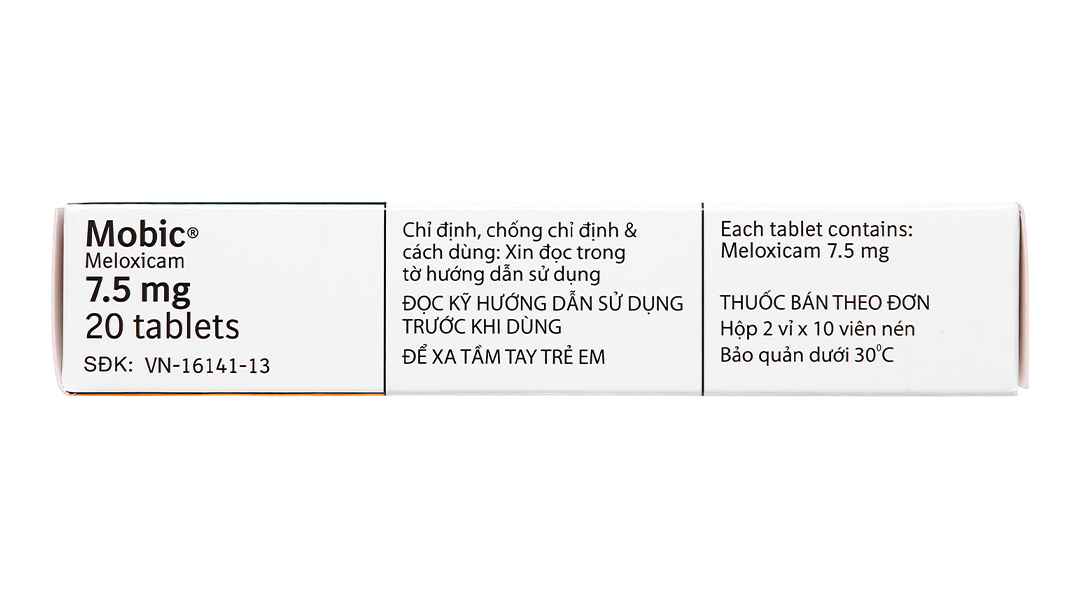 Mobic 7.5mg giảm đau, kháng viêm xương khớp (2 vỉ x 10 viên) - 02/2025 ...
