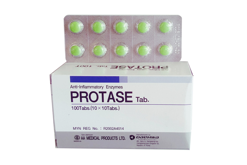 Protase giảm phù nề (10 vỉ x 10 viên) - 10/2025 | nhathuocankhang.com