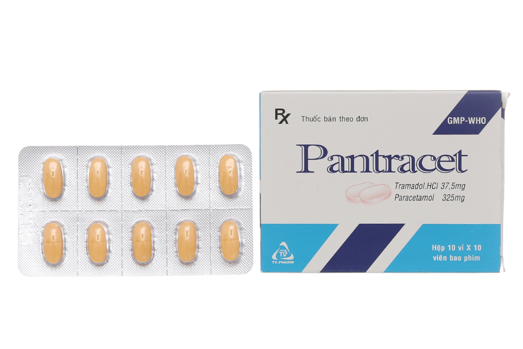 Pantracet trị cơn đau trung bình đến nặng (10 vỉ x 10 viên) - 10/2025 ...