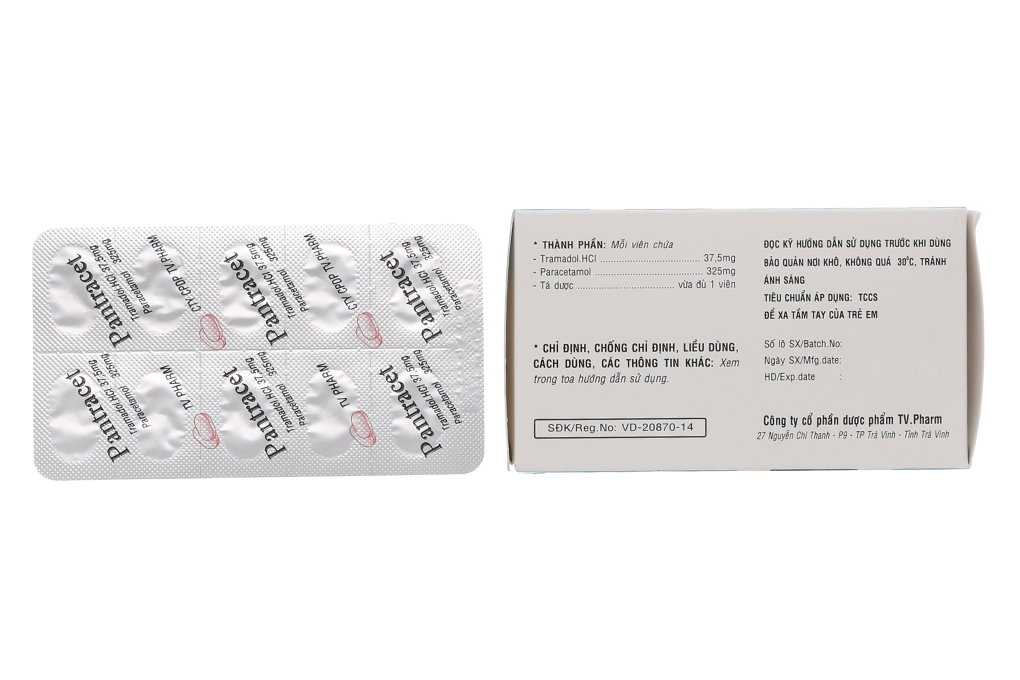 Pantracet trị cơn đau trung bình đến nặng (10 vỉ x 10 viên) - 10/2025 ...