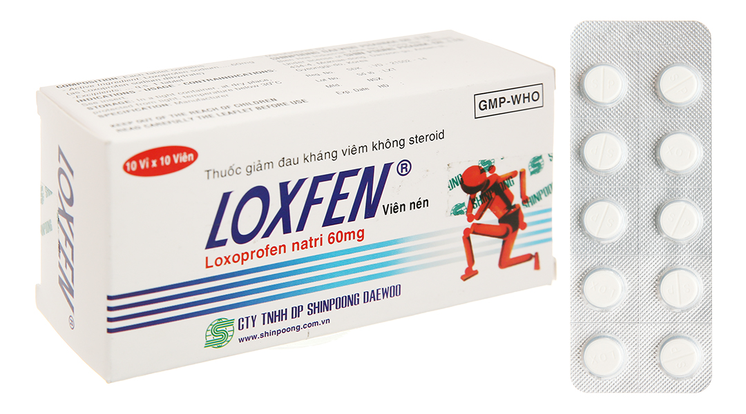 Loxfen 60mg giảm đau, kháng viêm xương khớp (10 vỉ x 10 viên) - 07/2025 | nhathuocankhang.com