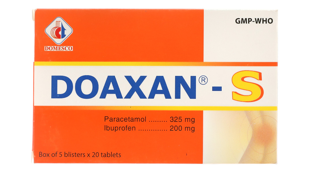 Doaxan S giảm đau, kháng viêm xương khớp (5 vỉ x 20 viên) - 10/2025 ...