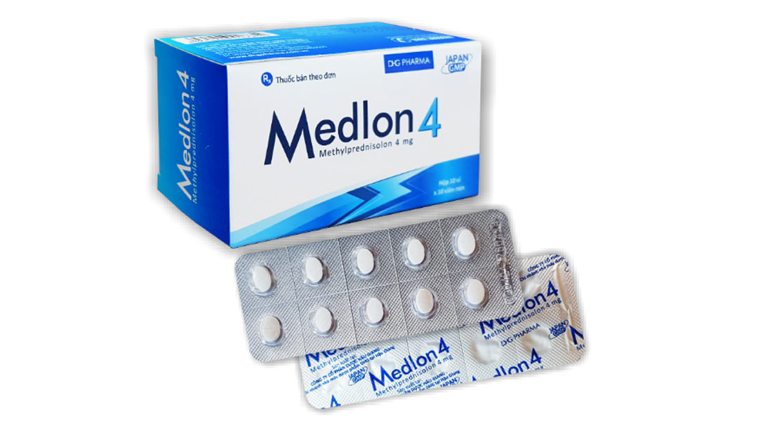 Medlon 4 chống viêm và giảm miễn dịch (10 vỉ x 10 viên) - 09/2024 ...