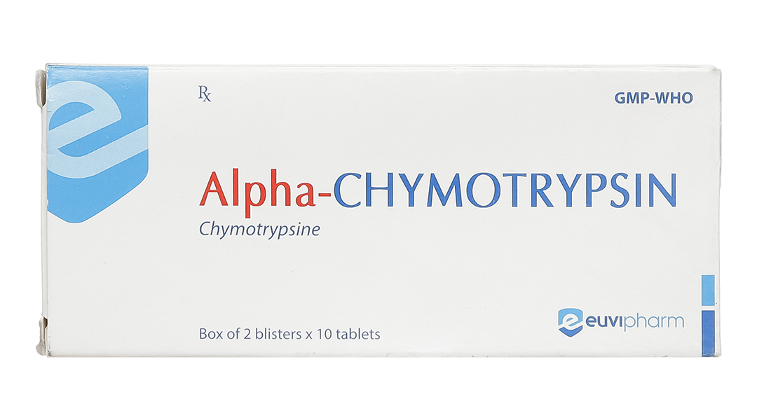 Alphachymotrypsin 4200 IU trị phù nề sau chấn thương - 12/2025 ...