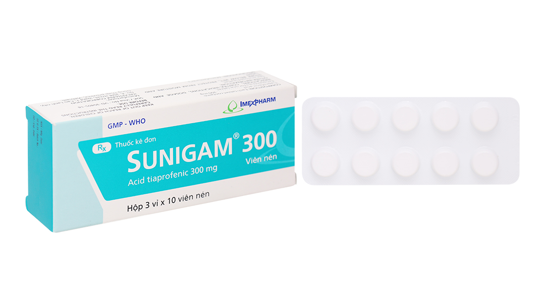 Sunigam 300 giúp giảm đau, kháng viêm (3 vỉ x 10 viên) - 08/2025 ...