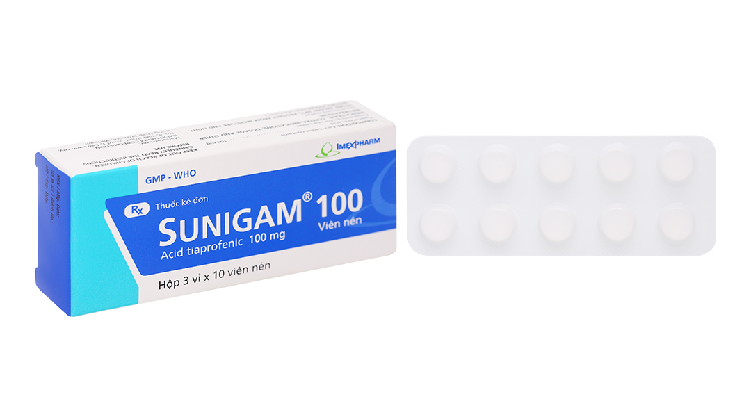 Sunigam 100 giúp giảm đau, kháng viêm (3 vỉ x 10 viên) - 08/2025 ...