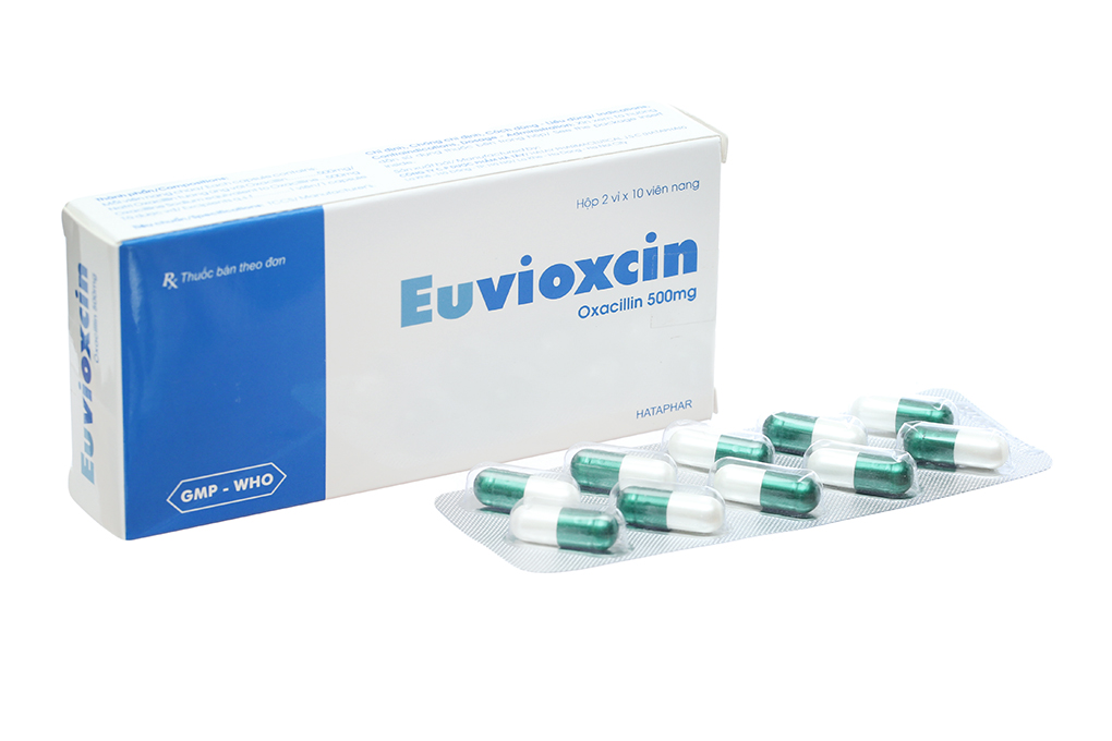 Thuốc Euvioxcin 500mg trị nhiễm khuẩn (2 vỉ x 10 viên) - 08/2025 ...