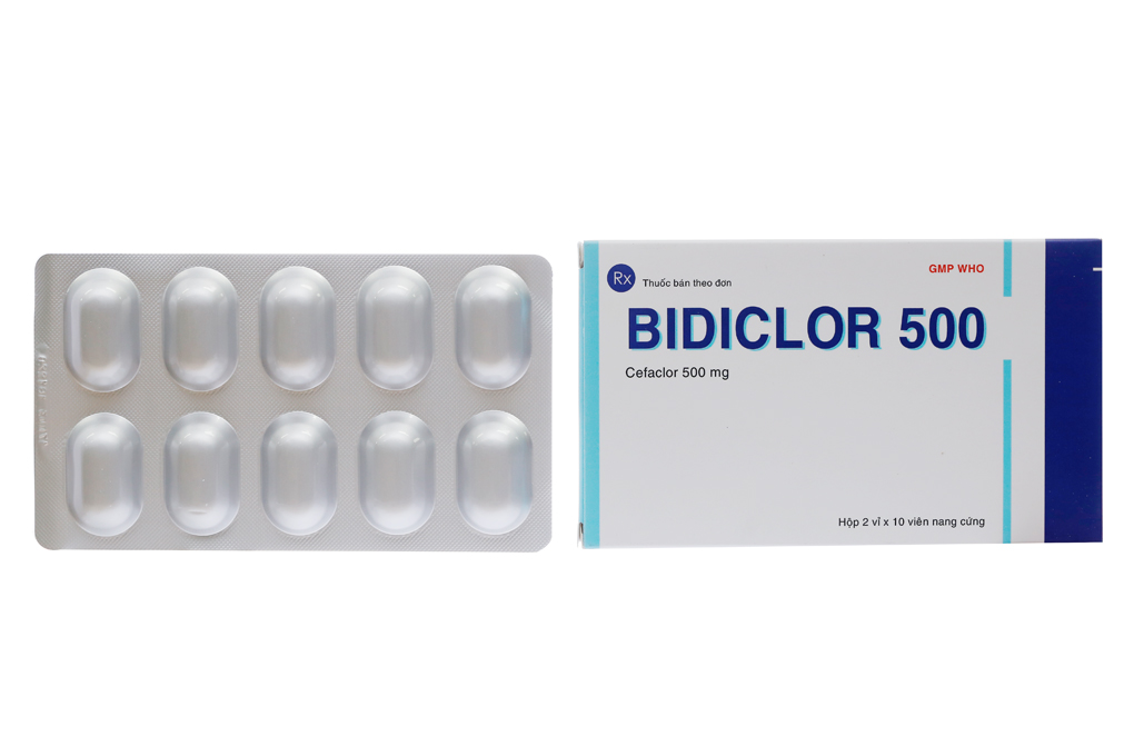 Bidiclor 500 trị nhiễm khuẩn (2 vỉ x 10 viên) - 10/2025 ...