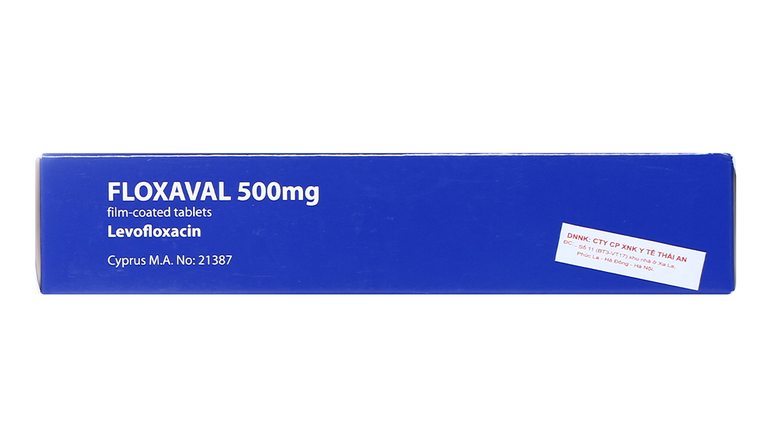 Floxaval 500mg trị nhiễm khuẩn (1 vỉ x 10 viên) - 08/2025 ...
