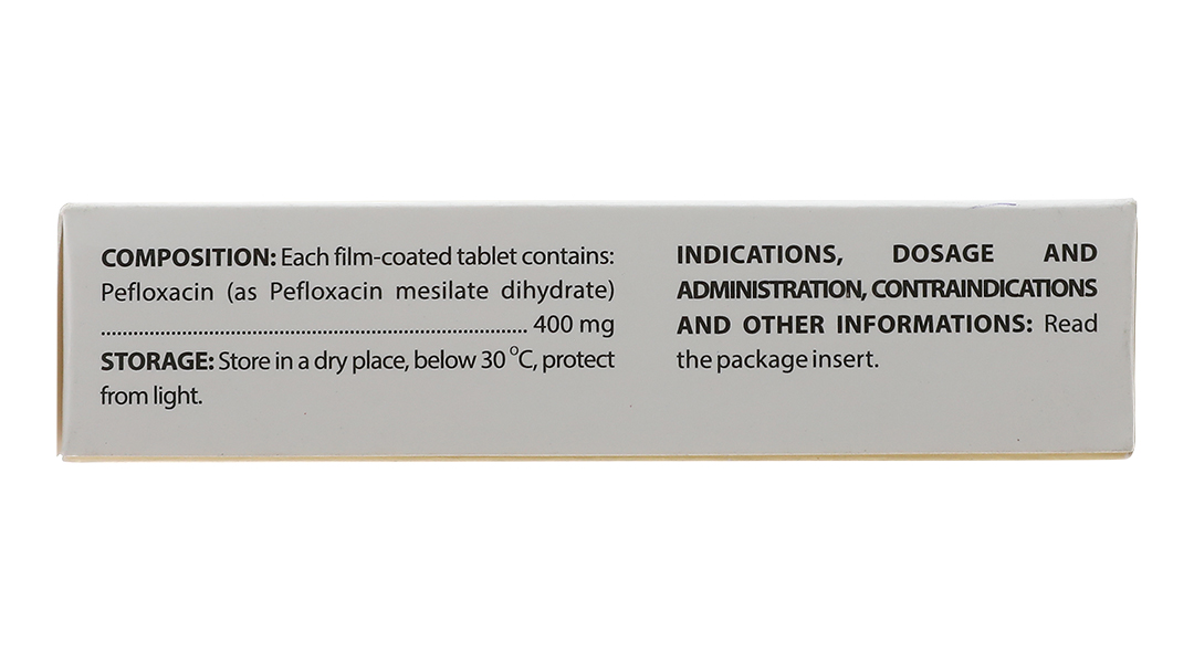 Pefloxacin Domesco 400mg trị nhiễm khuẩn (2 vỉ x 10 viên) - 10/2025 ...