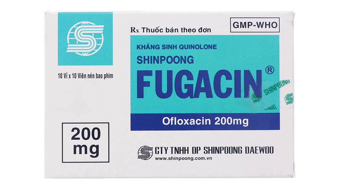 Fugacin 200mg trị nhiễm trùng gây ra bởi các vi khuẩn nhạy cảm (10 vỉ x ...