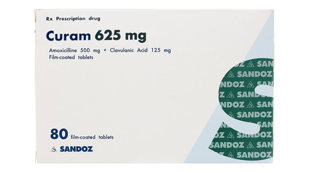 Curam 625mg trị nhiễm khuẩn (10 vỉ x 8 viên) - 09/2025 ...