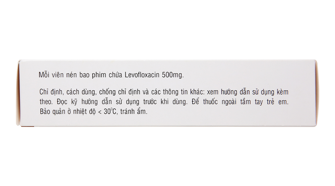 Levin-500 điều trị nhiễm khuẩn nhẹ, vừa hoặc nặng (3 vỉ x 10 viên) - 08 ...