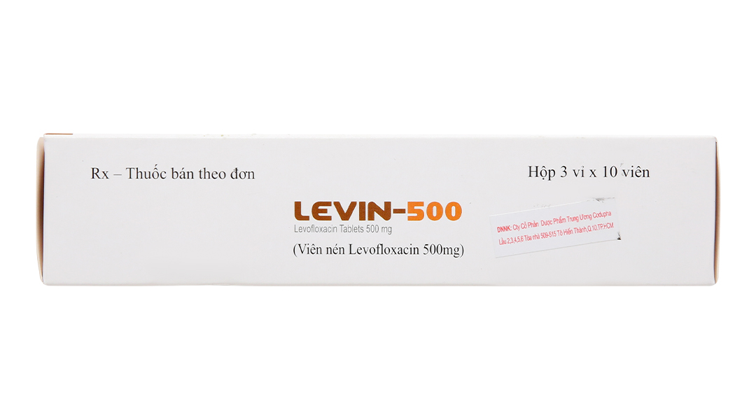 Levin-500 điều trị nhiễm khuẩn nhẹ, vừa hoặc nặng (3 vỉ x 10 viên) - 08 ...