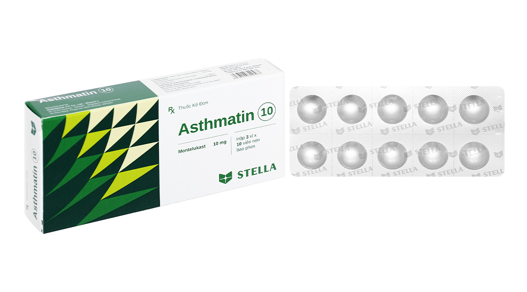 Asthmatin 10 trị hen suyễn (3 vỉ x 10 viên) - 01/2026 | nhathuocankhang.com