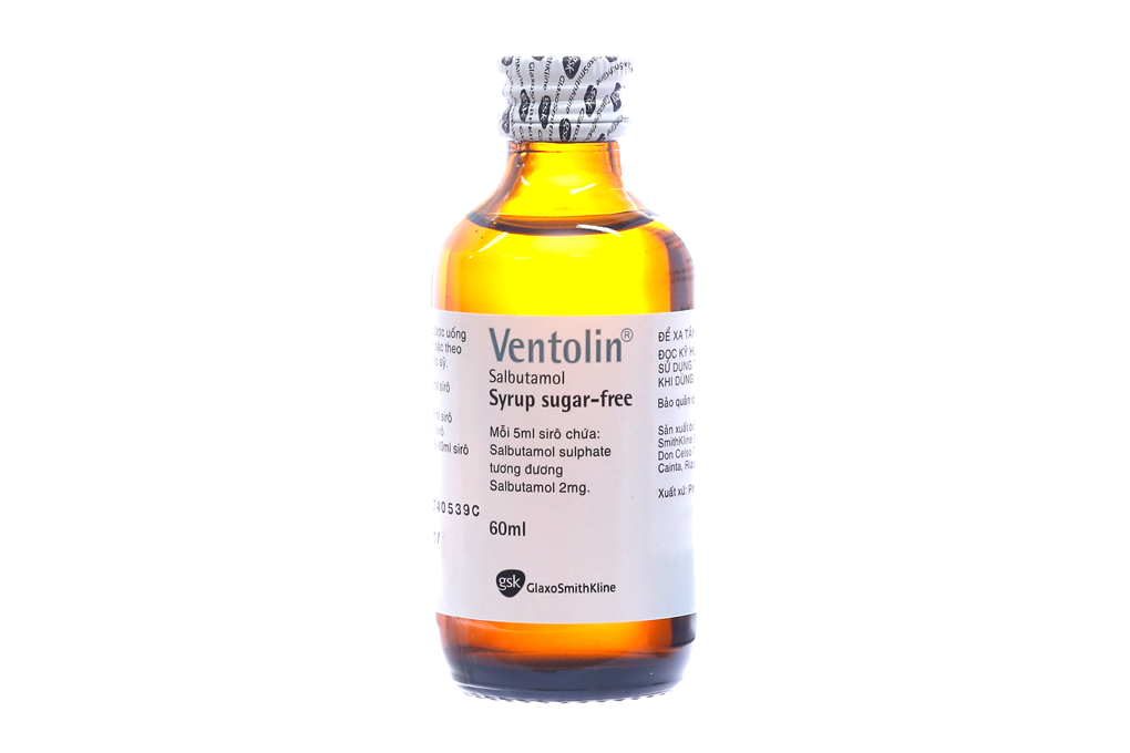 Siro Ventolin 2mg/5ml trị hen suyễn chai 60ml - 10/2025 ...