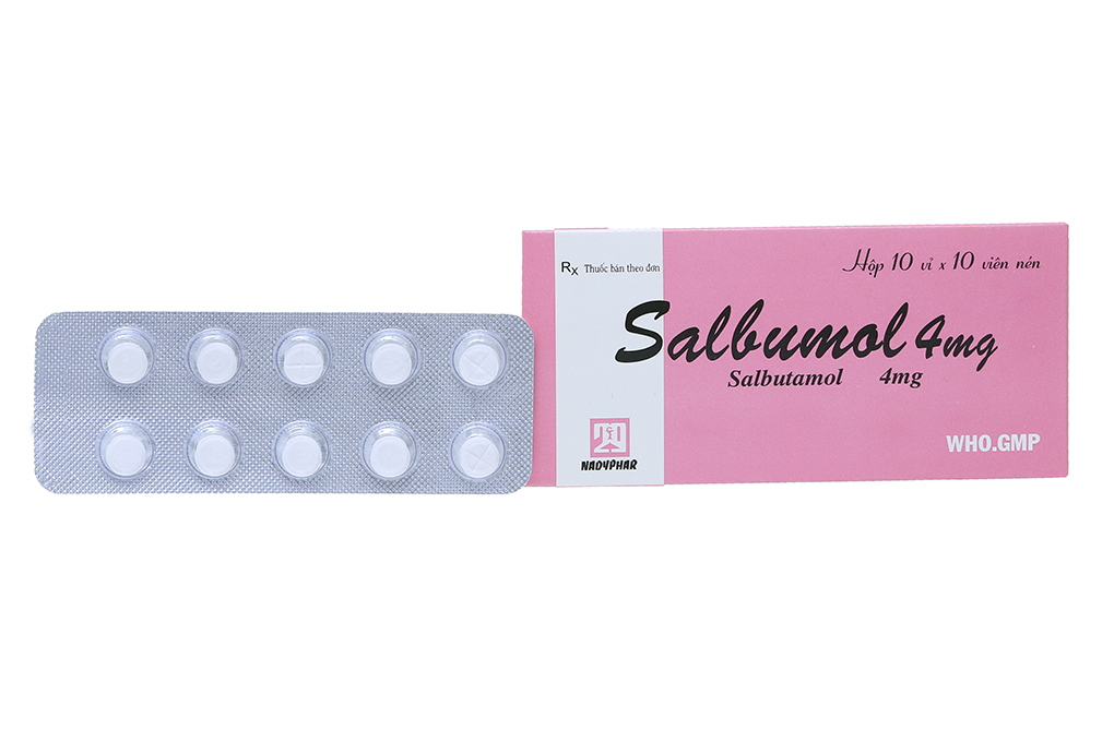 Salbumol 4mg trị hen suyễn (10 vỉ x 10 viên) - 08/2025 ...