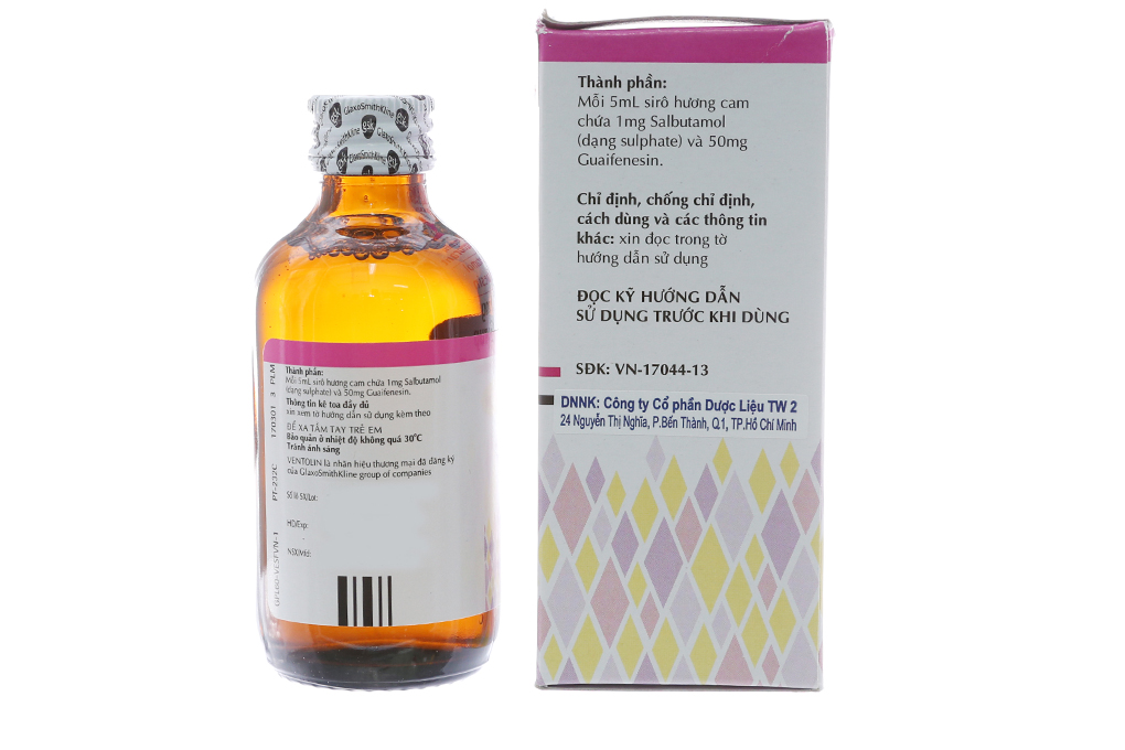 Siro Ventolin Expectorant trị hen suyễn chai 60ml - 01/2026 ...
