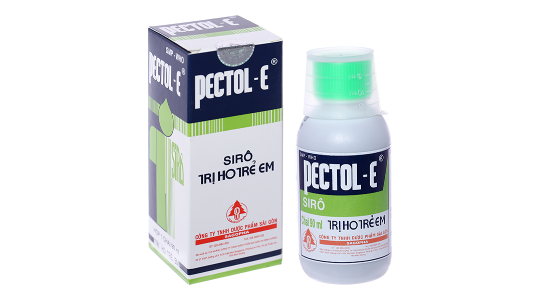 Siro Pectol-E trị ho, viêm phế quản chai 90ml - 08/2025 ...