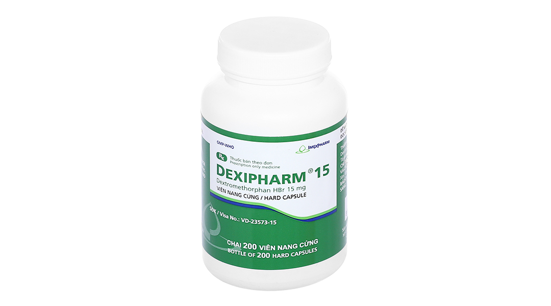 Dexipharm 15 trị ho khan, ho do kích ứng lọ 200 viên - 08/2025 ...