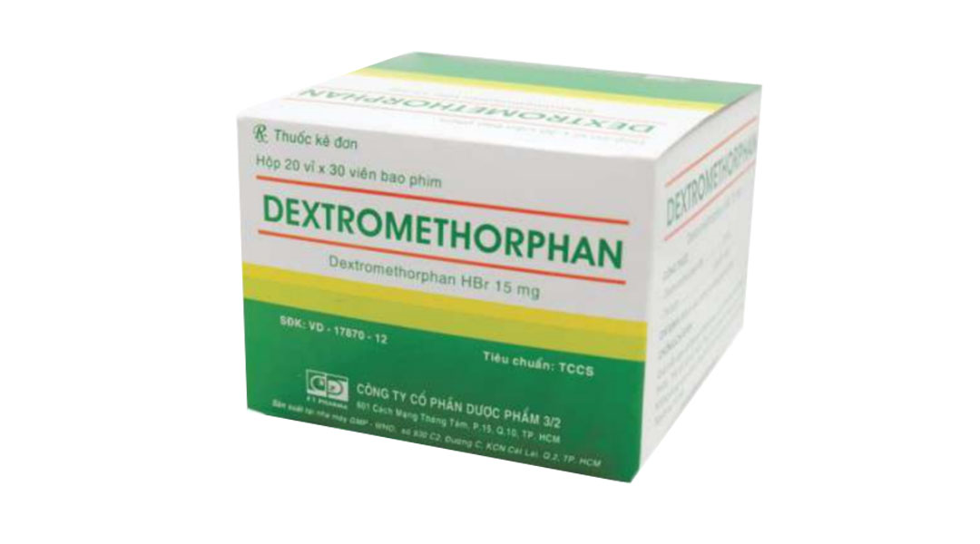Dextromethorphan 15mg FT.Pharma điều trị ho và phế quản bị kích thích ...