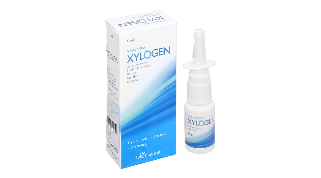 Xịt mũi Xylogen 0.1% trị nghẹt mũi, sổ mũi chai 15ml - 10/2025 ...