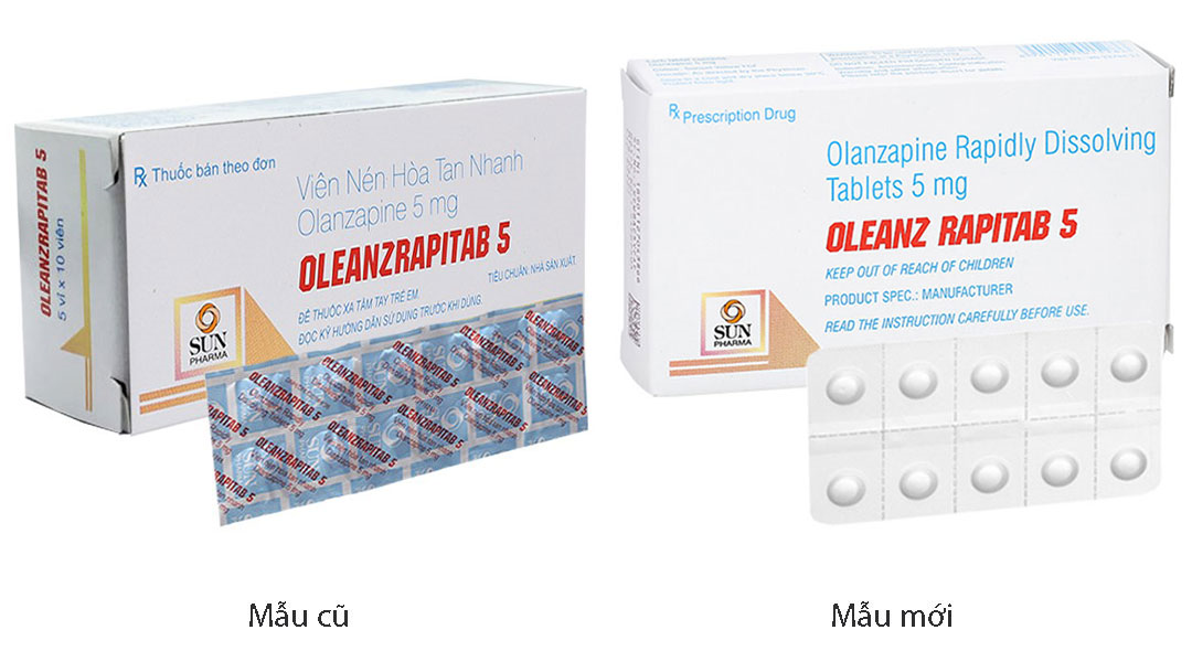 Thuốc Oleanz Rapitab 5 trị tâm thần phân liệt - 08/2025 ...