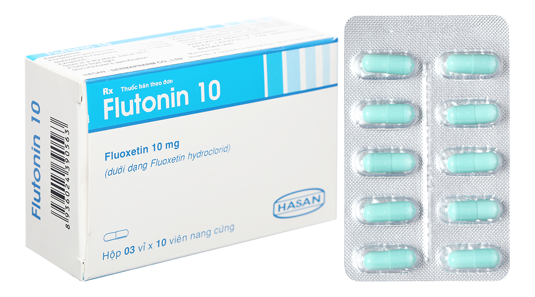 Thuốc Flutonin 10 trị trầm cảm, rối loạn lưỡng cực (3 vỉ x 10 viên ...