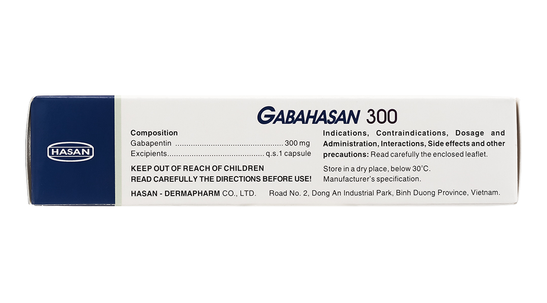 Thuốc Gabahasan 300 trị động kinh, đau dây thần kinh - 12/2025 ...