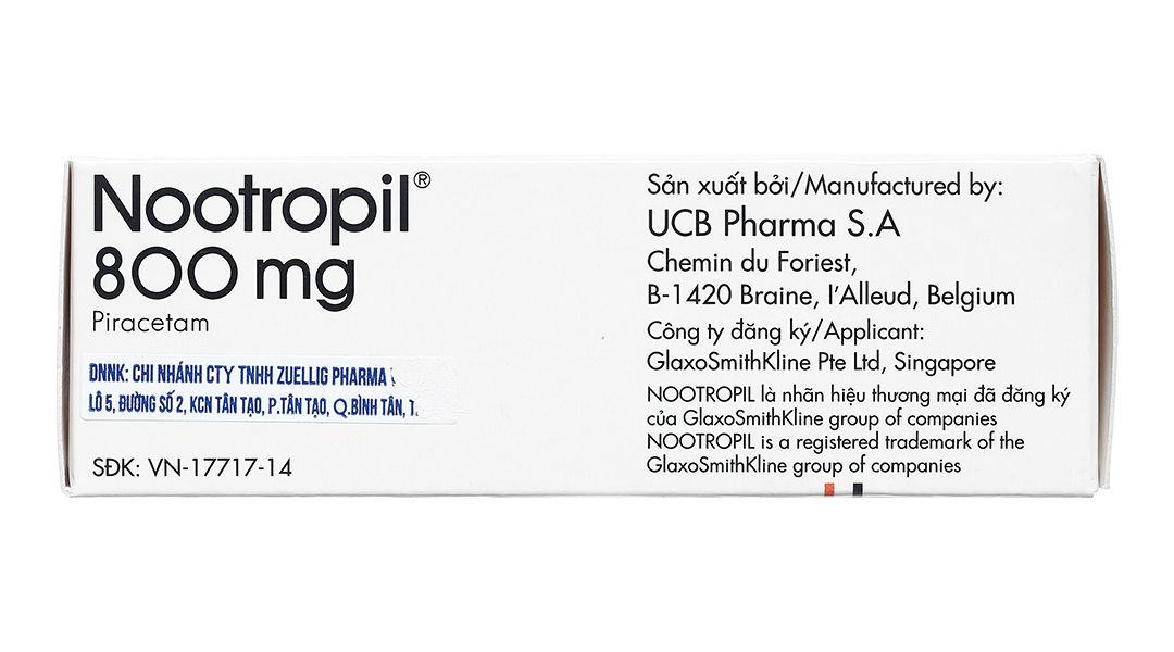 Thuốc Nootropil 800mg trị chóng mặt, rung giật cơ, giảm trí nhớ - 08/ ...