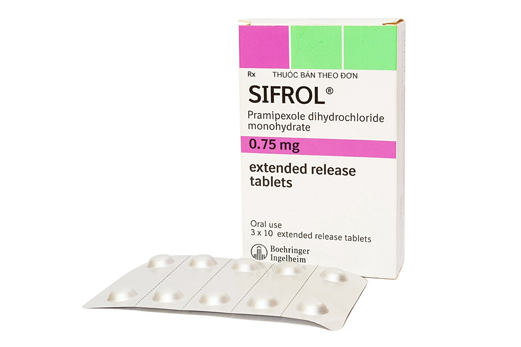 Sifrol 0.75mg trị bệnh Parkinson vô căn (3 vỉ x 10 viên) - 09/2024 ...