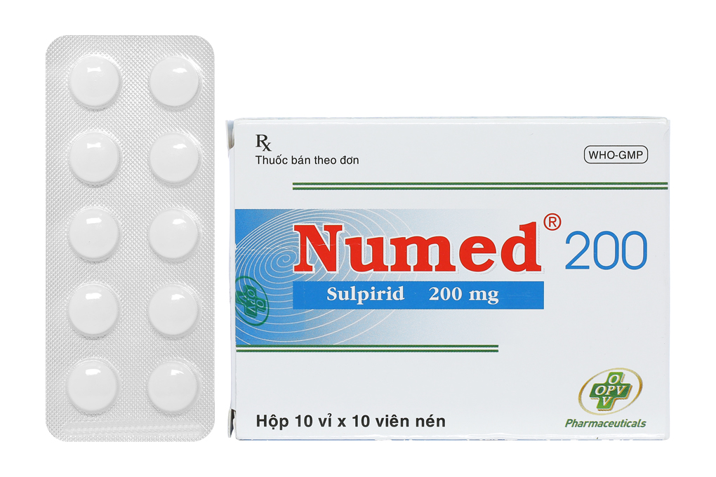 Numed 200 trị tâm thần phân liệt (10 vỉ x 10 viên) - 08/2025 ...