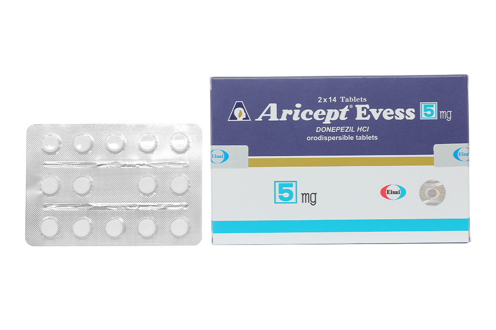 Thuốc Aricept Evess 5mg trị bệnh Alzheimer, sa sút trí tuệ - 01/2026 ...
