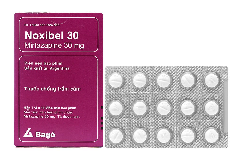 Noxibel 30 trị trầm cảm (1 vỉ x 15 viên) - 09/2025 | nhathuocankhang.com