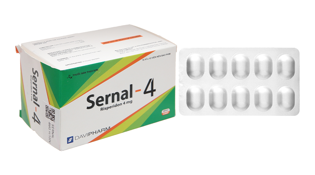 Sernal-4 trị bệnh loạn tâm thần cấp và mạn (10 vỉ x 10 viên) - 01/2026 ...