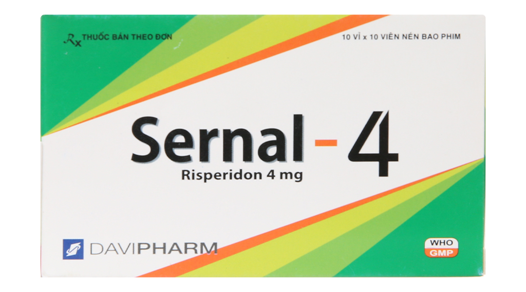 Sernal-4 trị bệnh loạn tâm thần cấp và mạn (10 vỉ x 10 viên) - 01/2026 ...
