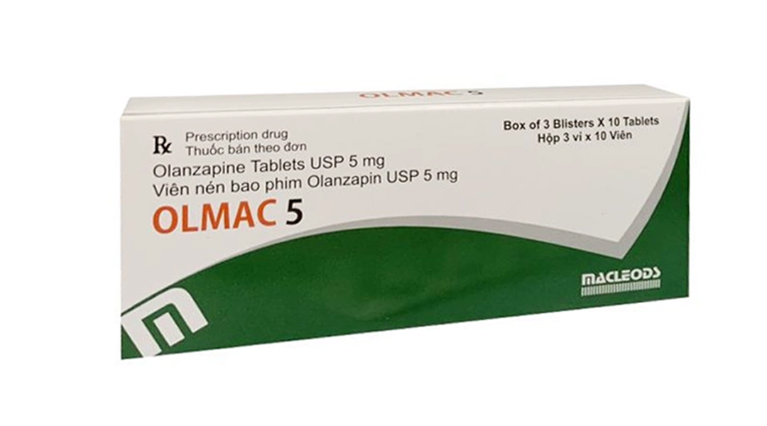 Olmac 5 trị tâm thần phân liệt (3 vỉ x 10 viên) - 09/2025 | nhathuocankhang.com