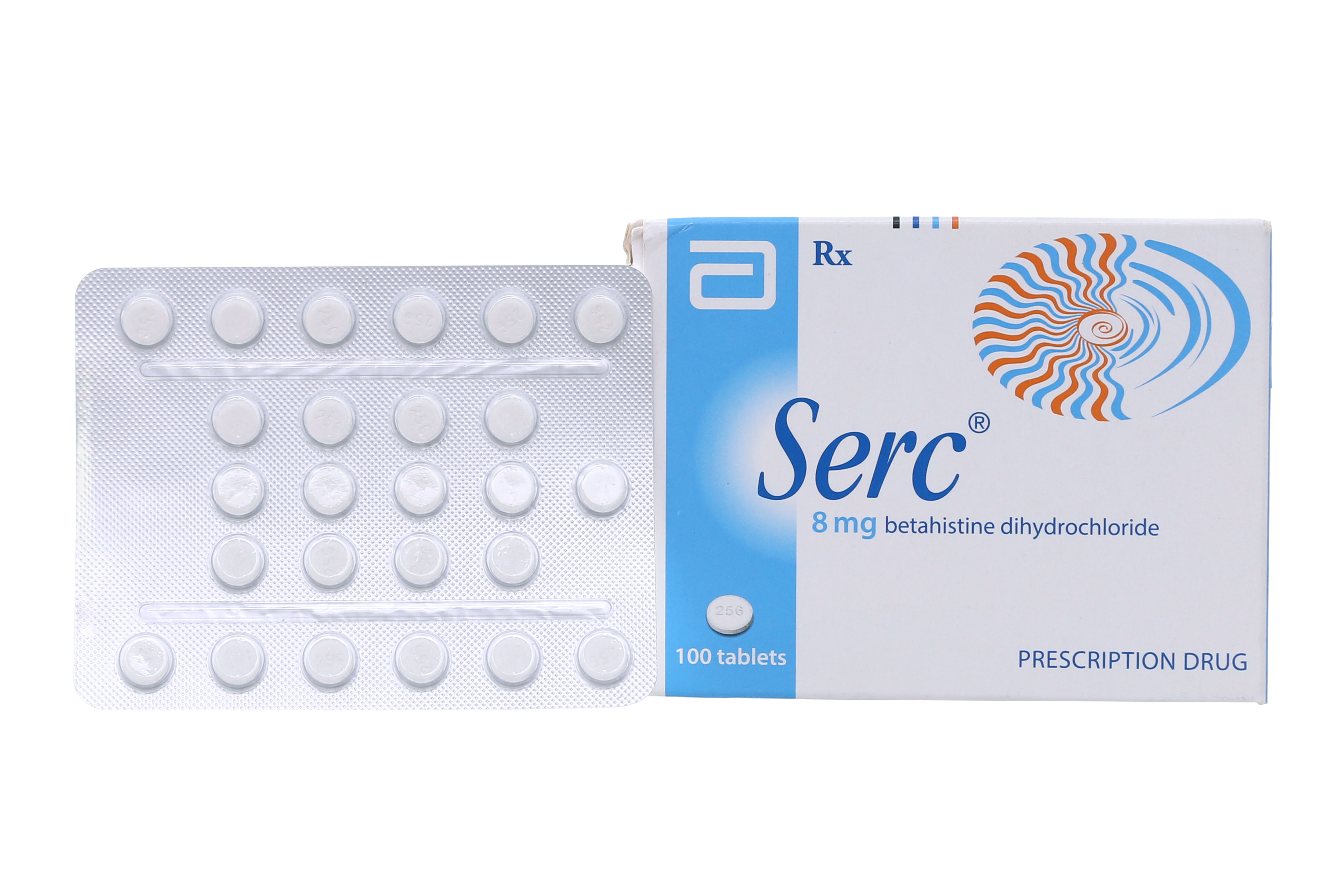 Serc 8mg trị chóng mặt tiền đình (4 vỉ x 25 viên) - 09/2025 ...