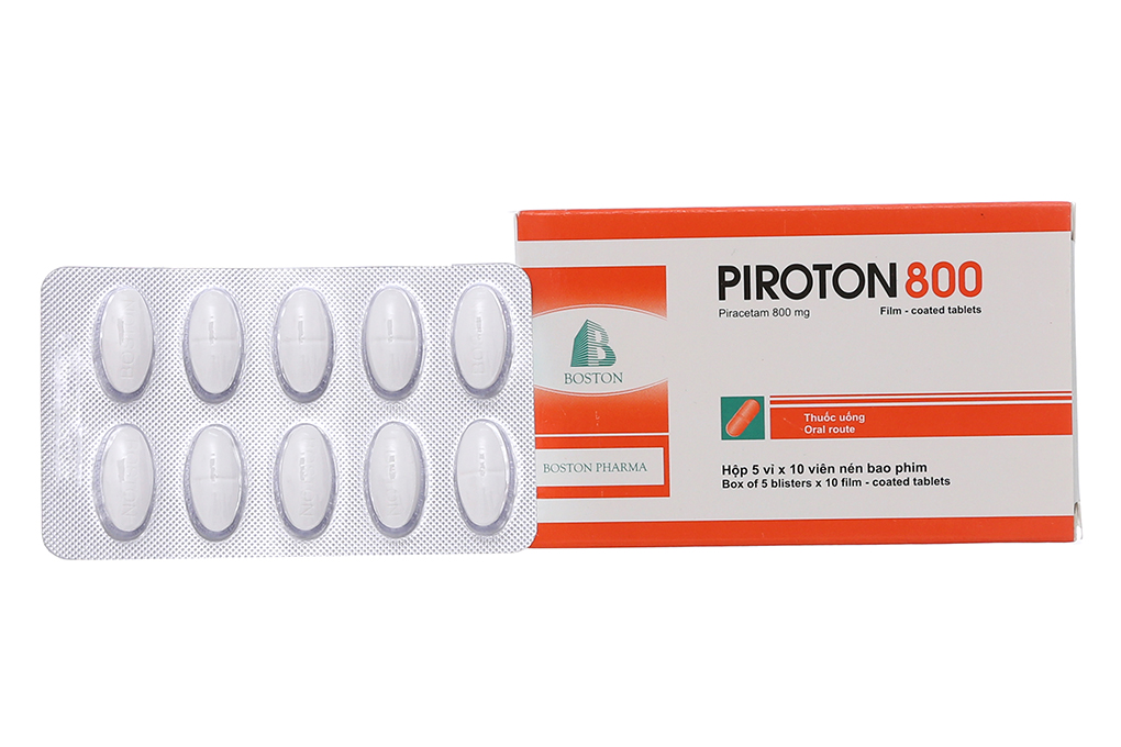 Piroton 800mg thuốc thần kinh trị chóng mặt, giảm trí nhớ người già ...
