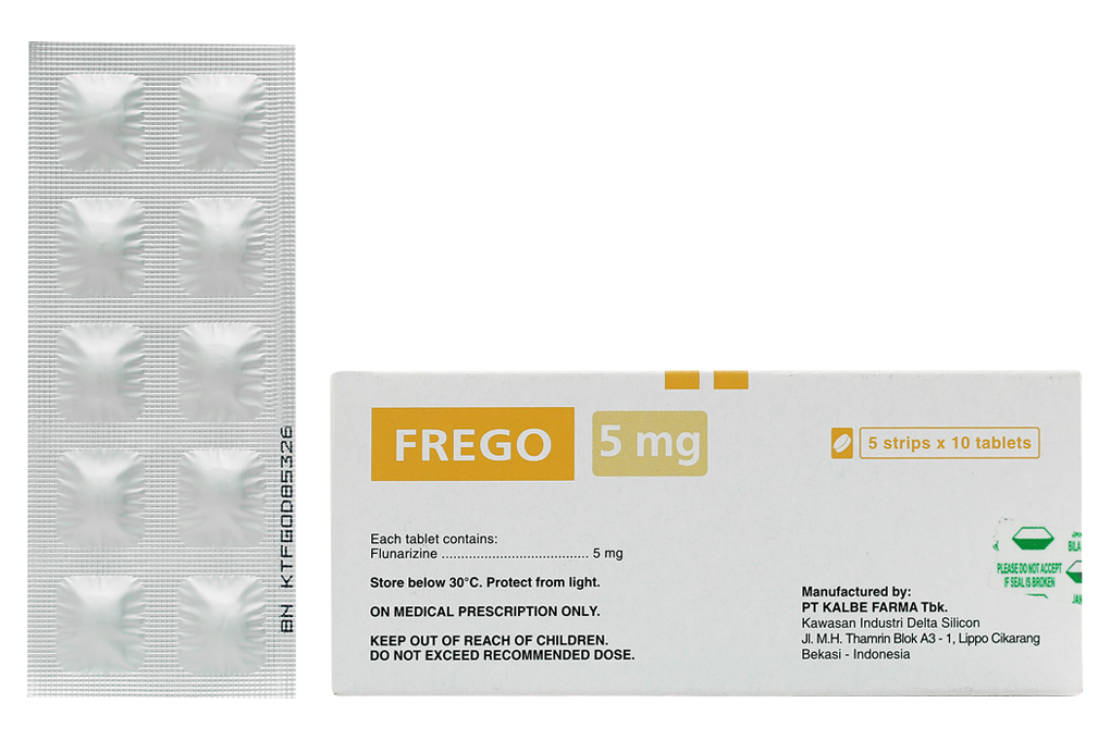 Frego 5mg trị đau nửa đầu (5 vỉ x 10 viên) - 08/2025 | nhathuocankhang.com