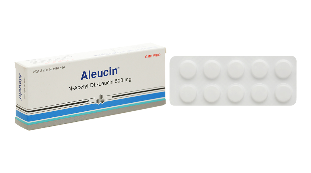 Thuốc Aleucin 500mg trị chóng mặt (3 vỉ x 10 viên) - 05/2026 ...