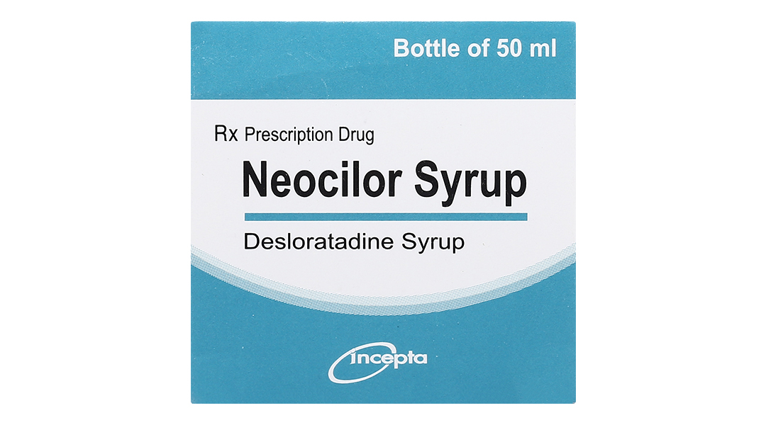 Siro Neocilor trị viêm mũi dị ứng, mày đay chai 50ml - 10/2025 ...