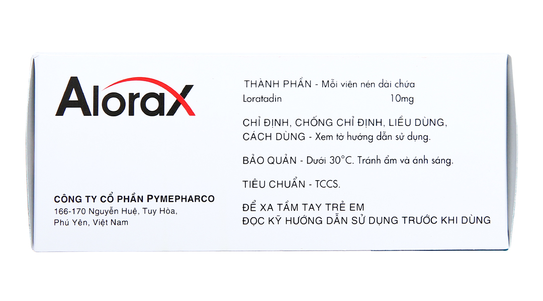 Alorax 10mg giảm các triệu chứng dị ứng theo mùa và viêm mũi dị ứng (10 ...