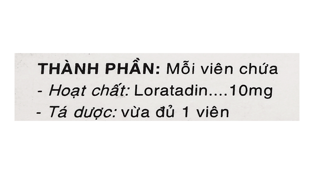 Alertin 10mg trị viêm mũi dị ứng, nổi mề đay, ngứa (3 vỉ x 10 viên ...